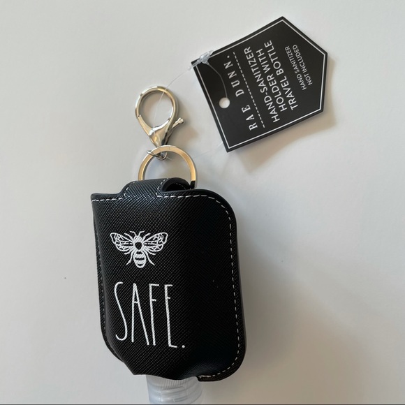 Rae Dunn | Other | Rae Dunn Bee Safe Black White Travel Bottle Holder ...